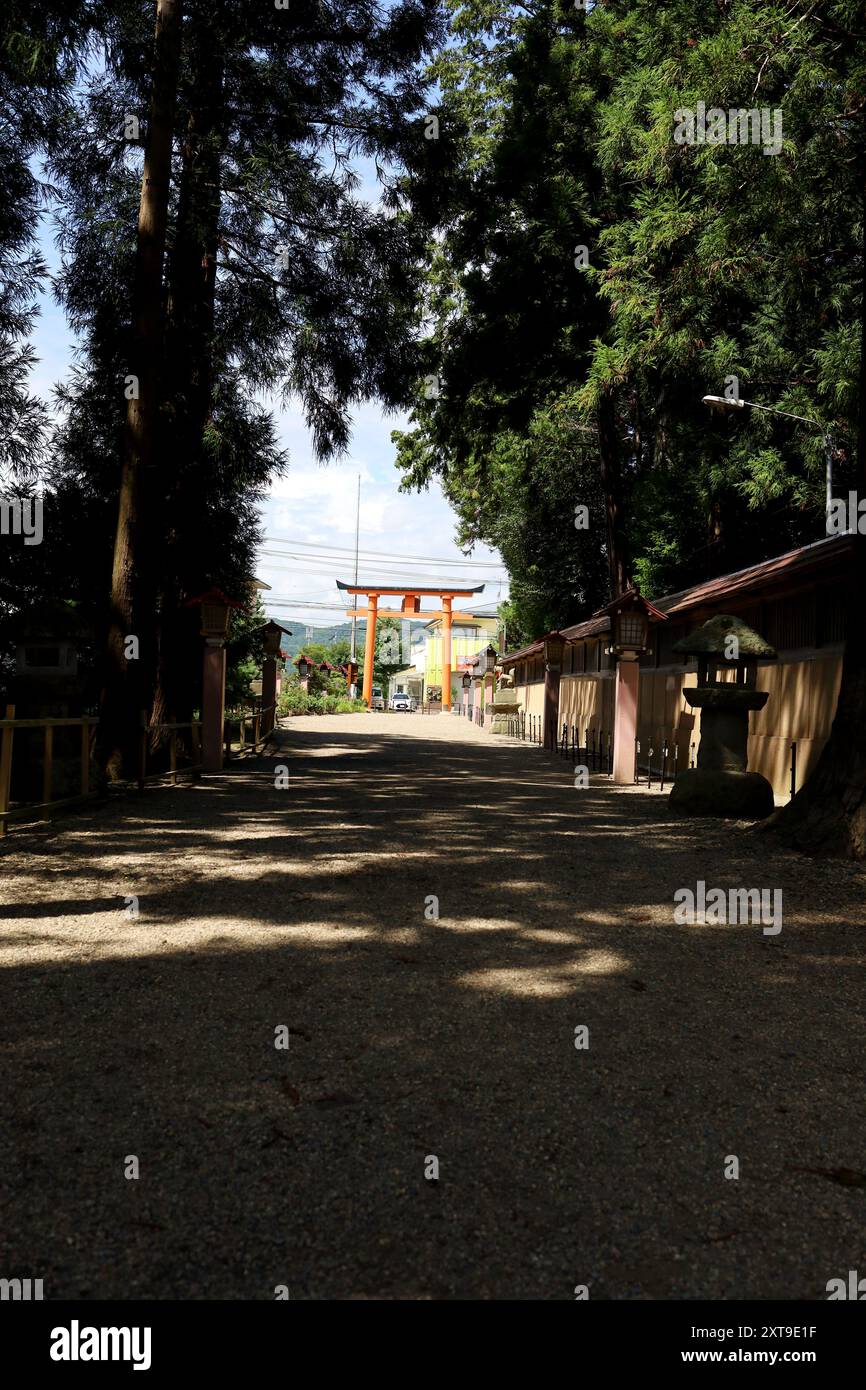 Iwanuma, Miyagi Prefecture, Japan, August 14, 2024.The scenery around ...