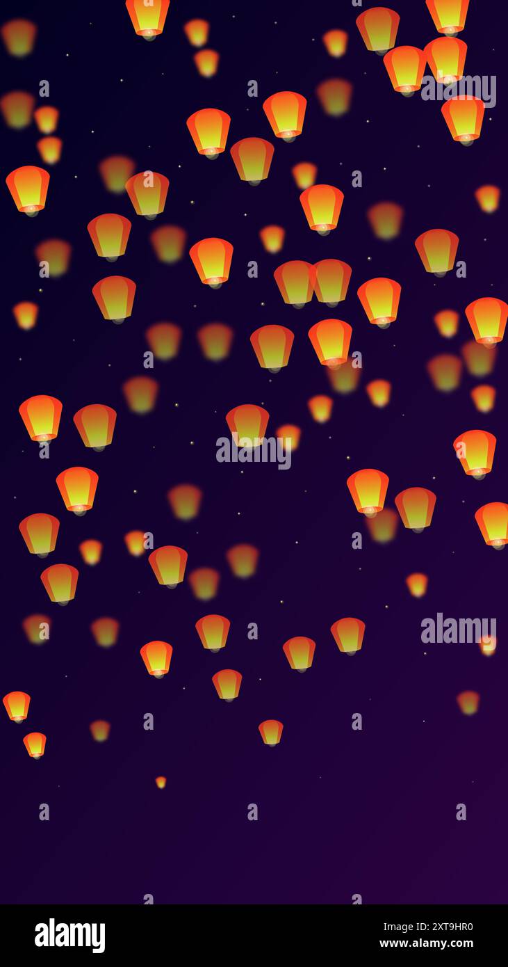 Thai lantern art Stock Vector Images - Alamy