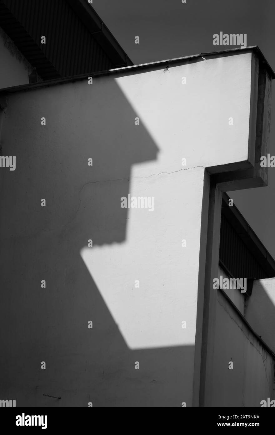 Abstract Face of the Rooftop: Suspicious Expression in Building ...