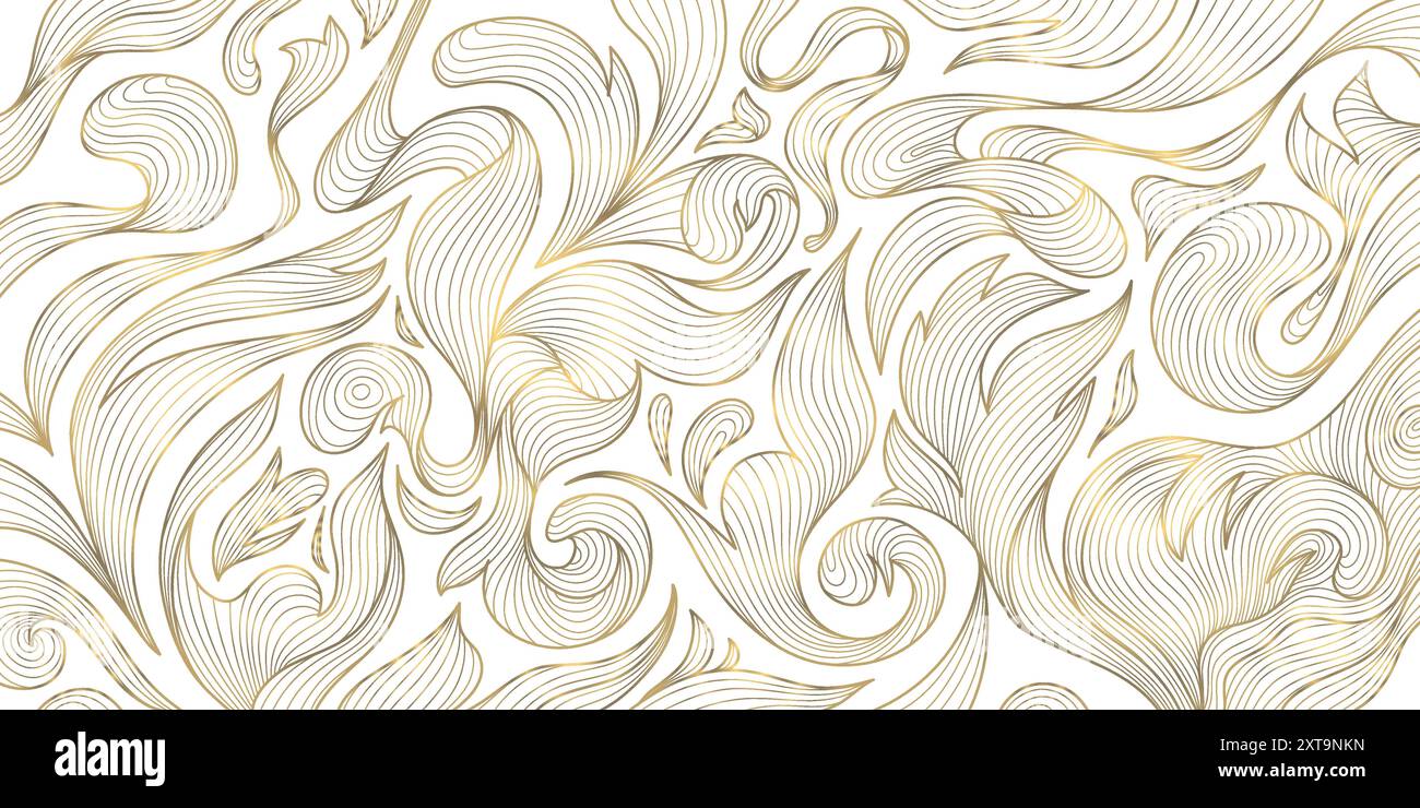 Elegant Swirl Pattern Elegant Swirl Borders Page Border Bundle