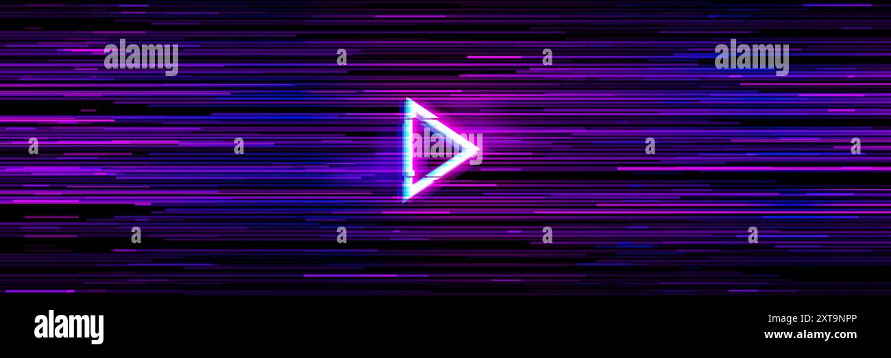 Virtual reality video digital malfunction Stock Vector Images - Alamy