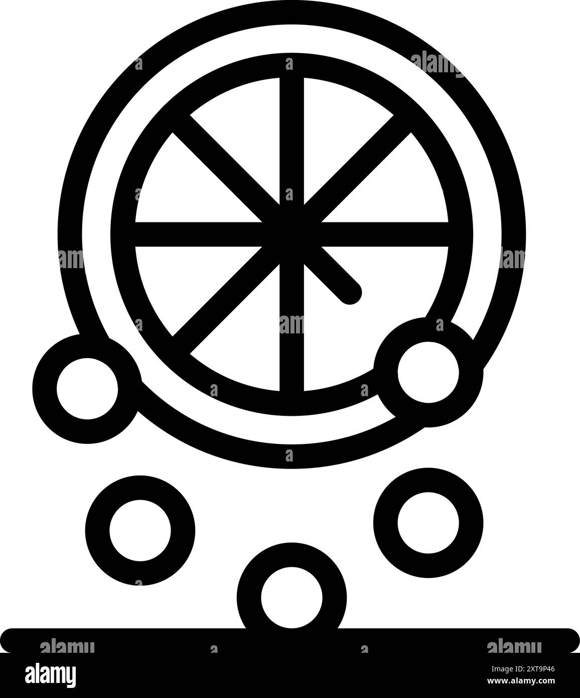 Wheel of fortune green Black and White Stock Photos & Images - Alamy