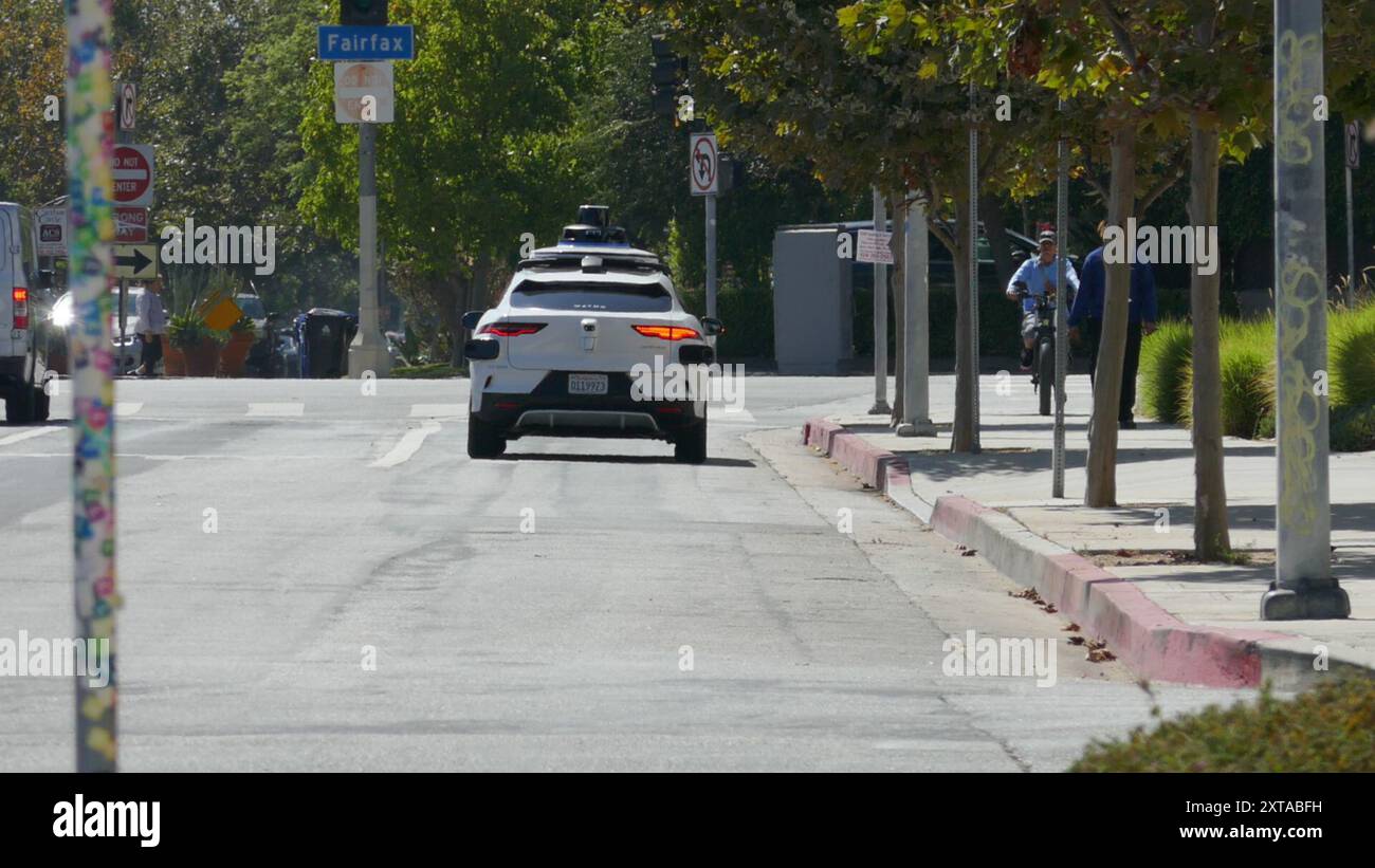 Los Angeles, California, USA 13th August 2024 Waymo Driverless Car ...