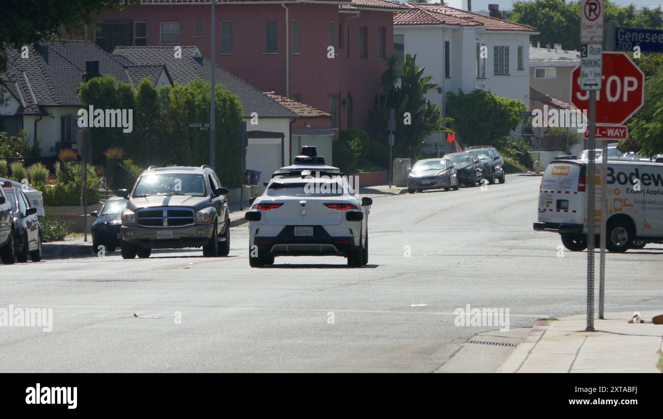 Los Angeles, California, USA 13th August 2024 Waymo Driverless Car ...