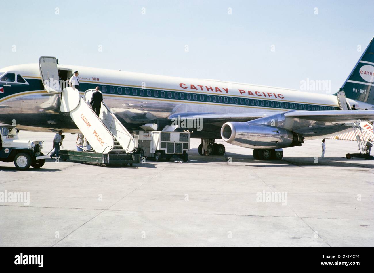 Cathay Pacific airline Convair 880 - M jet airliner plane, VR-HFS, 1963 ...