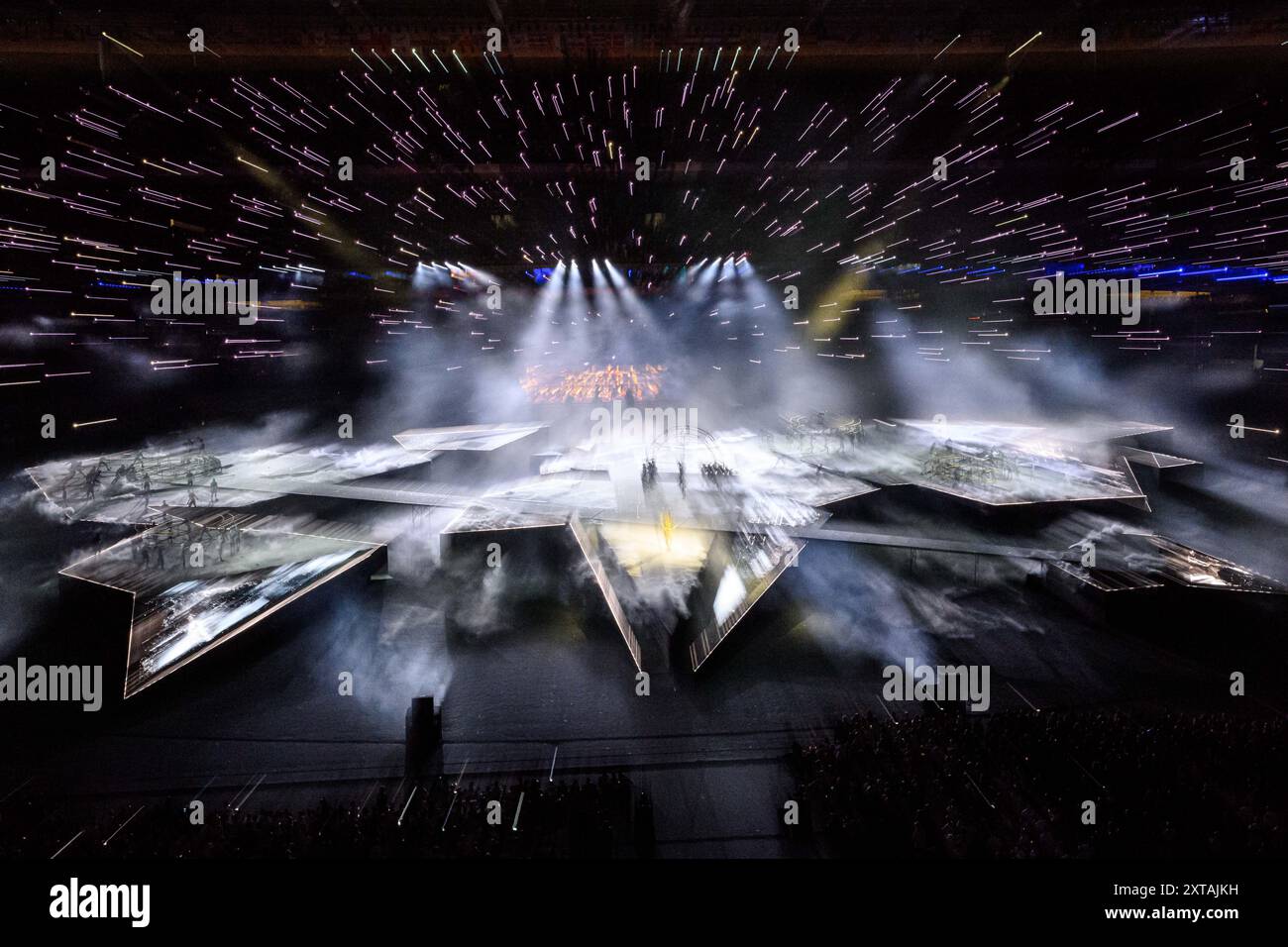 PARIS, FRANCE - 11 AUGUST, 2024: Closing Ceremony, Olympic Games 2024 ...