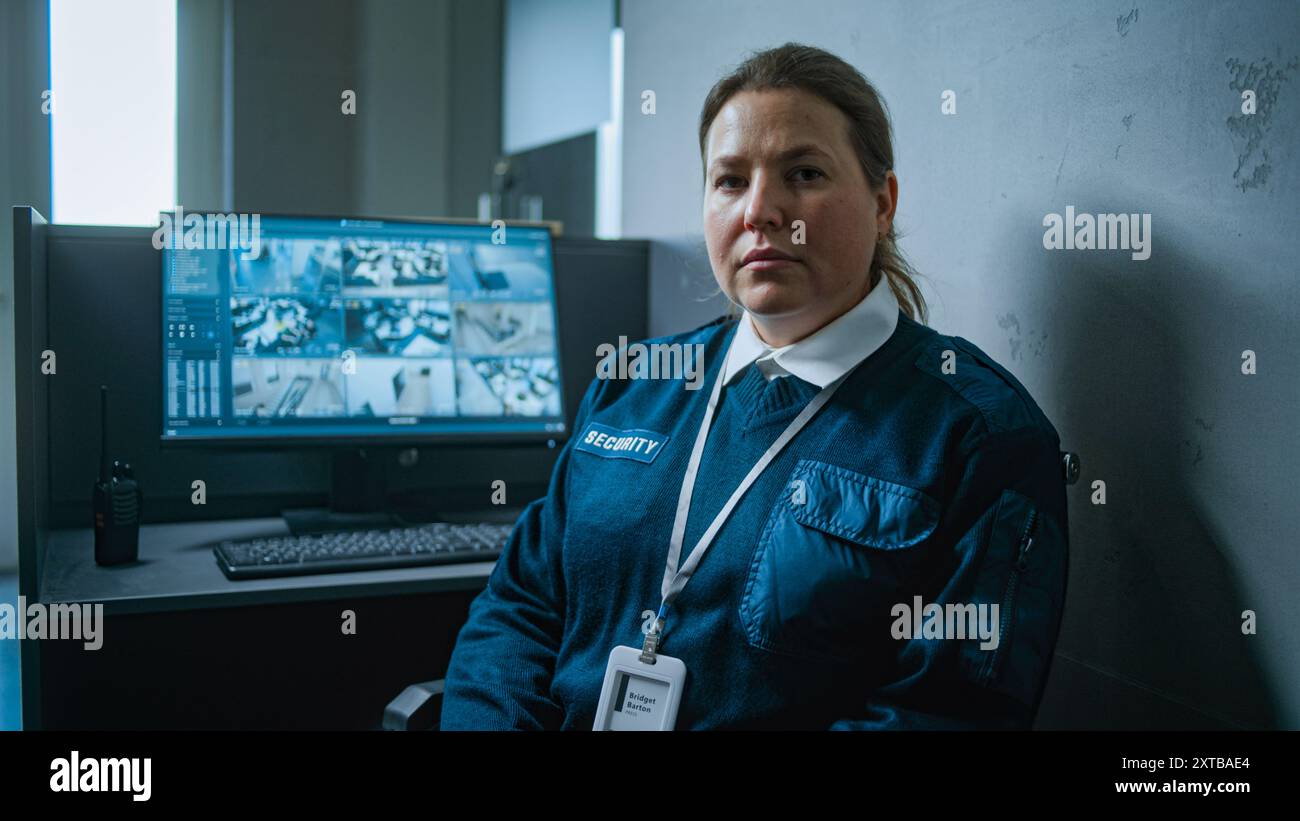 Woman worker looks monitor screen hi-res stock photography and images ...
