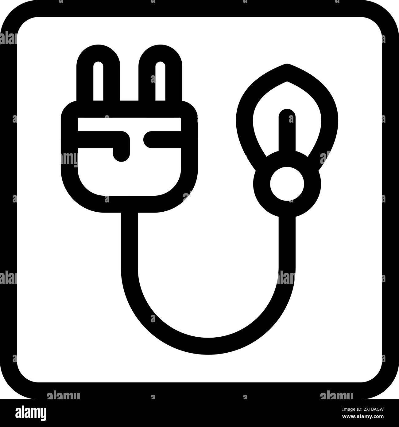 Minimalist vector illustration representing the concept of electricity ...