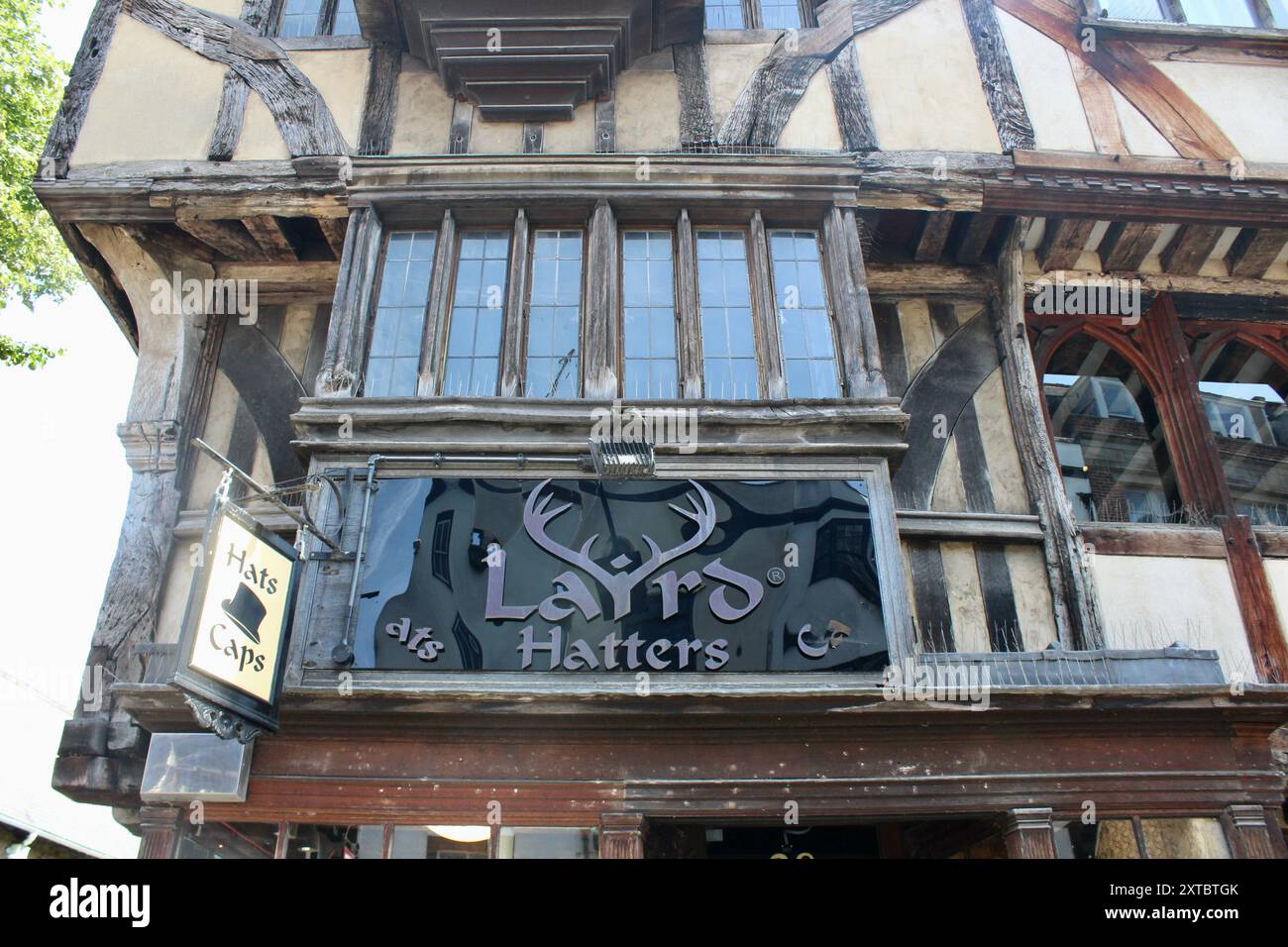 Laird Hatters shop front in 28 cornmarket oxford OX1 3EY england UK ...