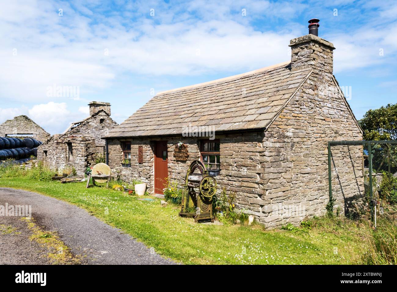 Betty's Reading Room in Tingwall on Orkney Mainland Stock Photo - Alamy