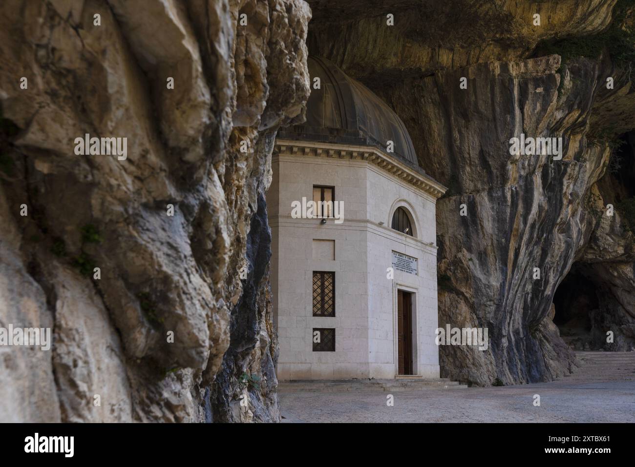 The Tempio del Valadier, a neoclassical temple carved into the rock ...