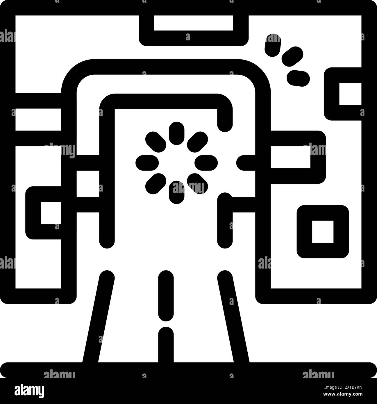 Digital interface displaying data processing hi-res stock photography and images - Alamy