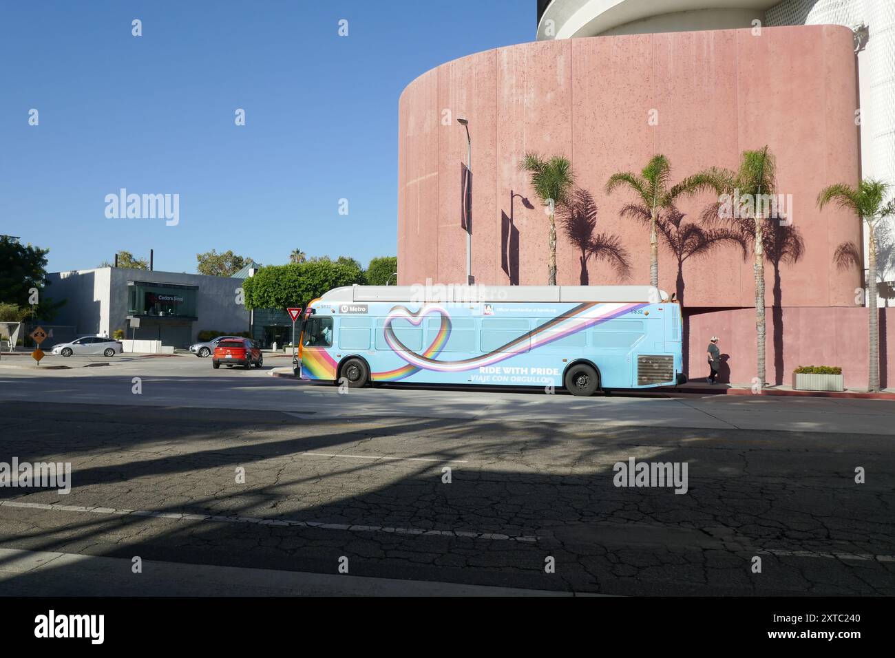 Los Angeles, California, USA 13th August 2024 Pride Bus in August 13 ...