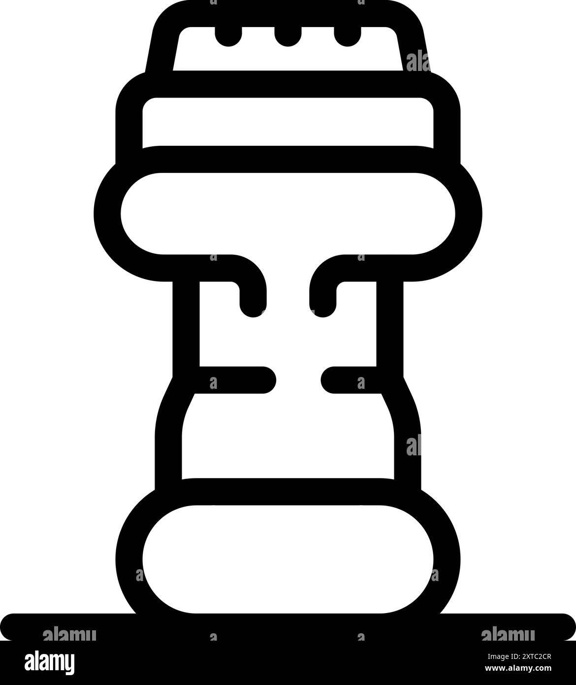Simple black and white line drawing of a moai statue from easter island Stock Vector Image & Art ...