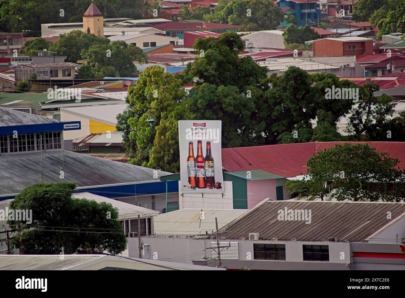 View from cruise ship of Puerto Limón, Limón, Port Limon, Costa Rica ...