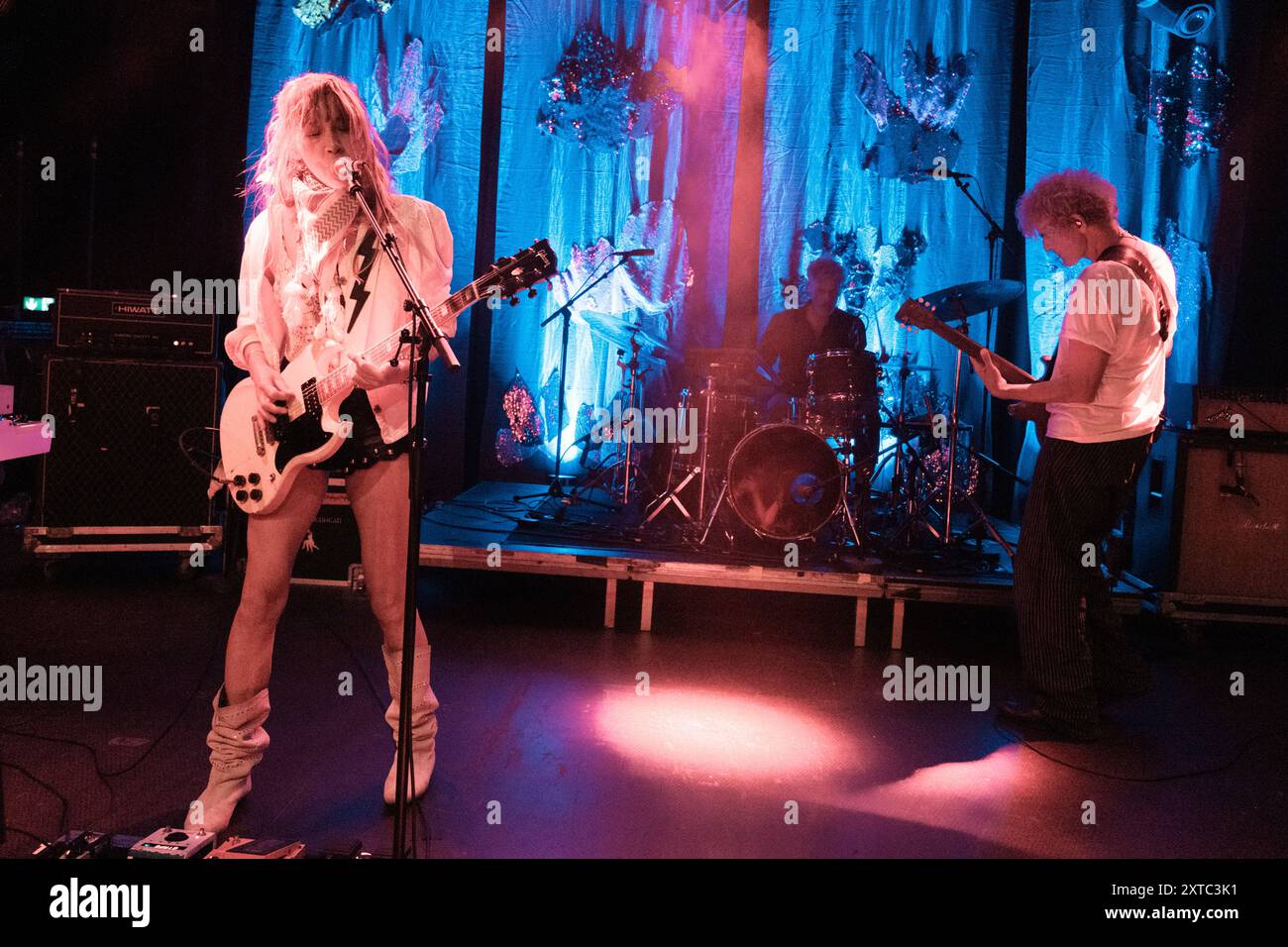Copenhagen Denmark 13th Aug 2024 The American Rock Band Blonde Redhead Performs A Live