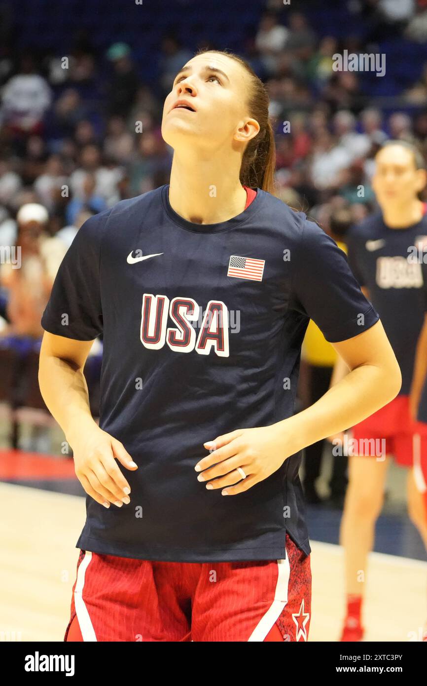 SABRINA IONESCU of TEAM USA during the International Friendly women's ...