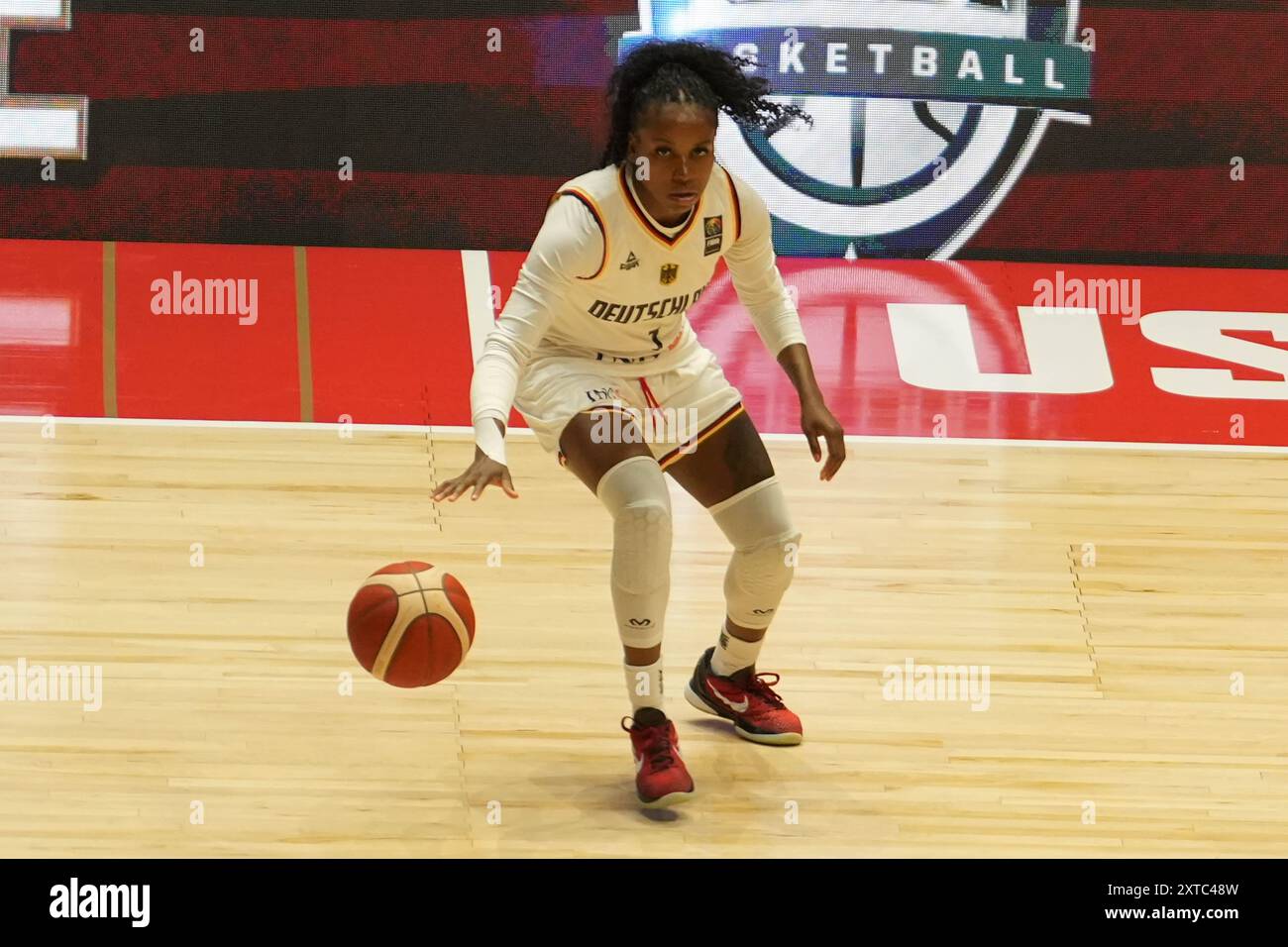 ALEXIS PETERSON OF TEAM GERMANY during the International Friendly women ...