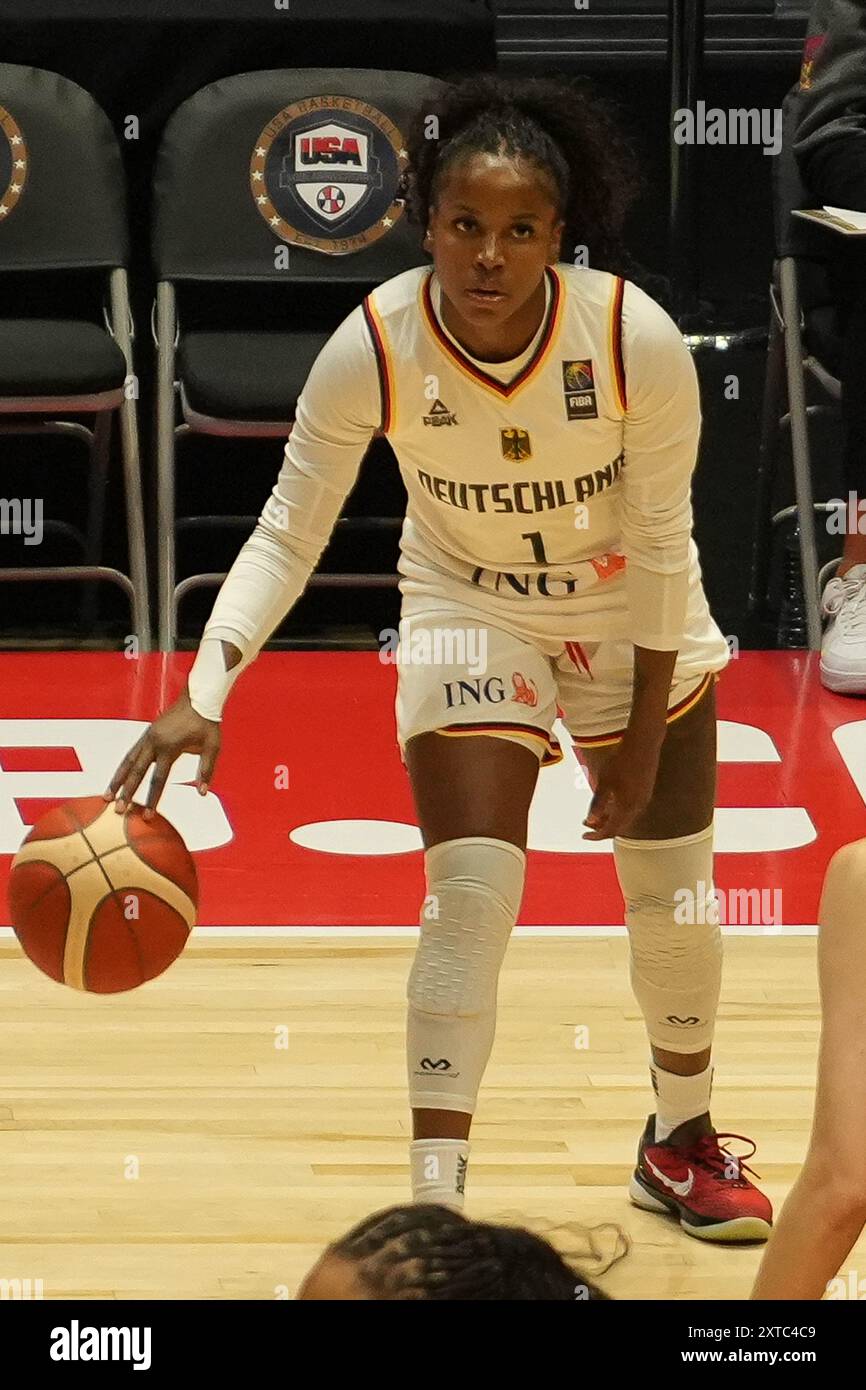 ALEXIS PETERSON OF TEAM GERMANY during the International Friendly women ...