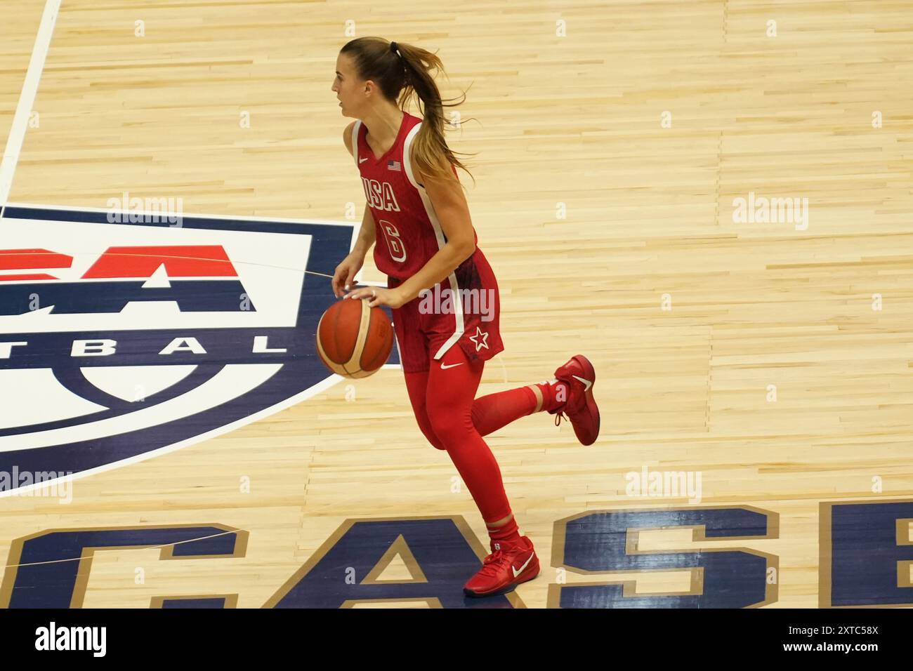 SABRINA IONESCU of TEAM USA during the International Friendly women's ...