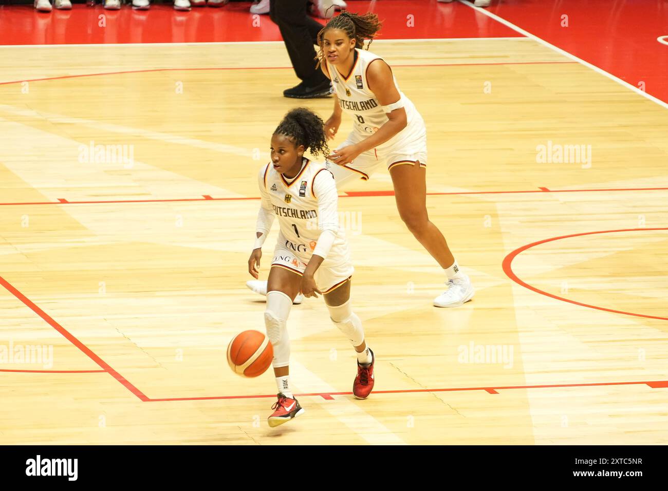 ALEXIS PETERSON OF TEAM GERMANY during the International Friendly women ...