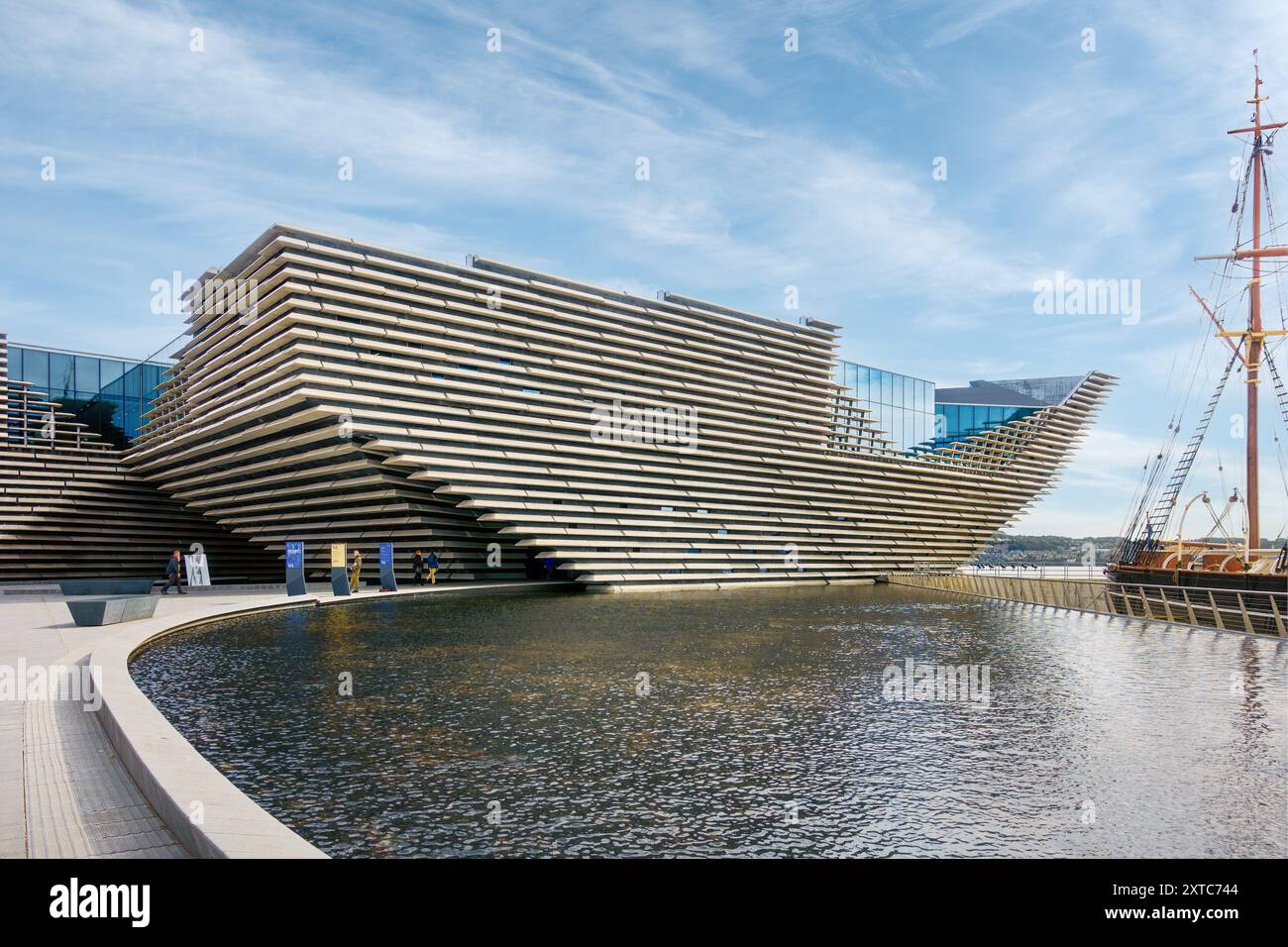 Dundee, Scotland, UK - V&A Dundee design museum by Kengo Kuma and ...