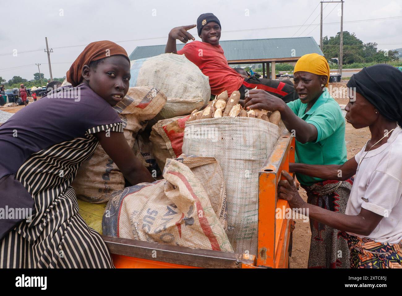 Females in Abuja are struggling and making strides in a local cassava ...