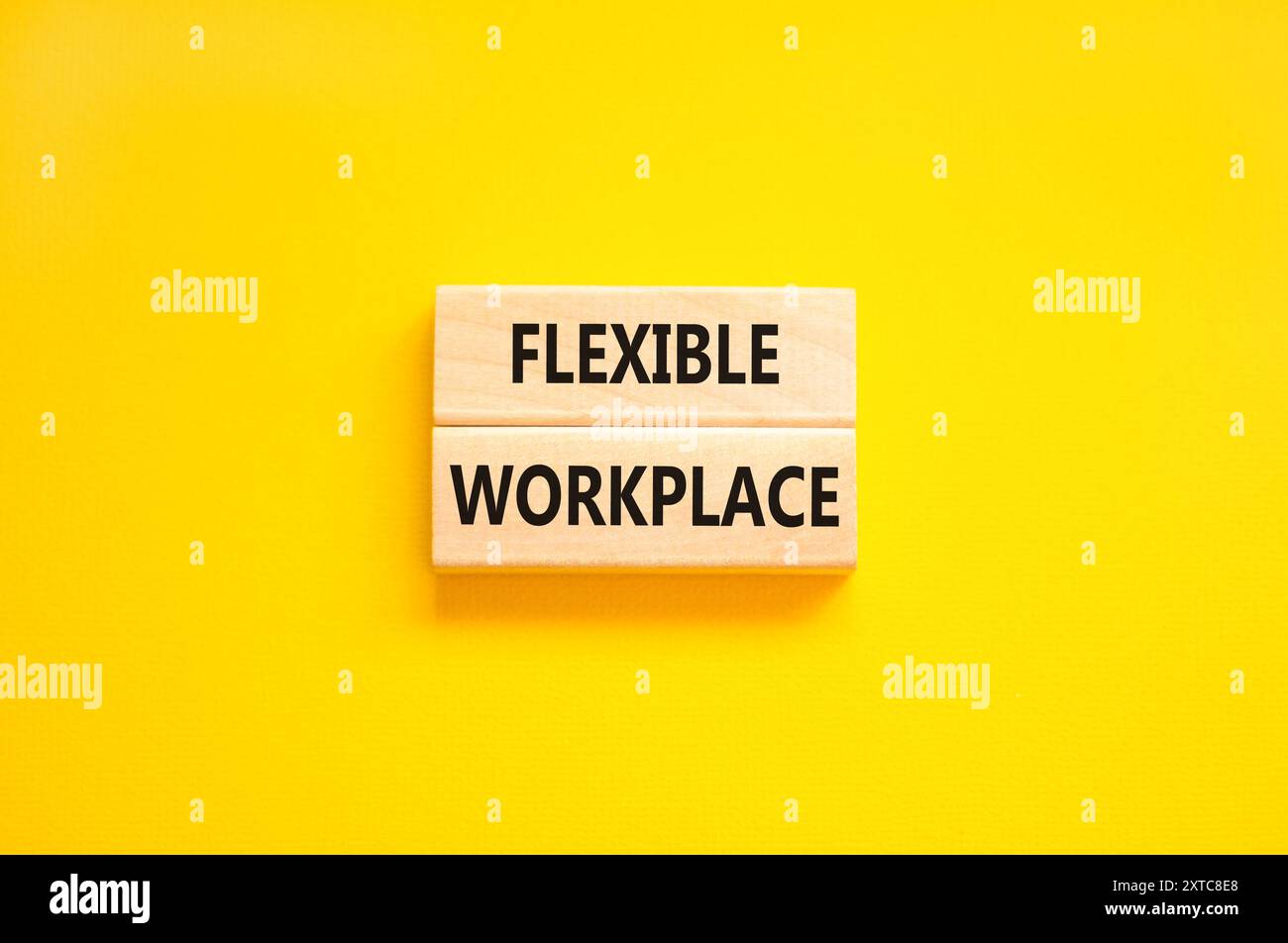Flexible workplace symbol. Concept words Flexible workplace on ...