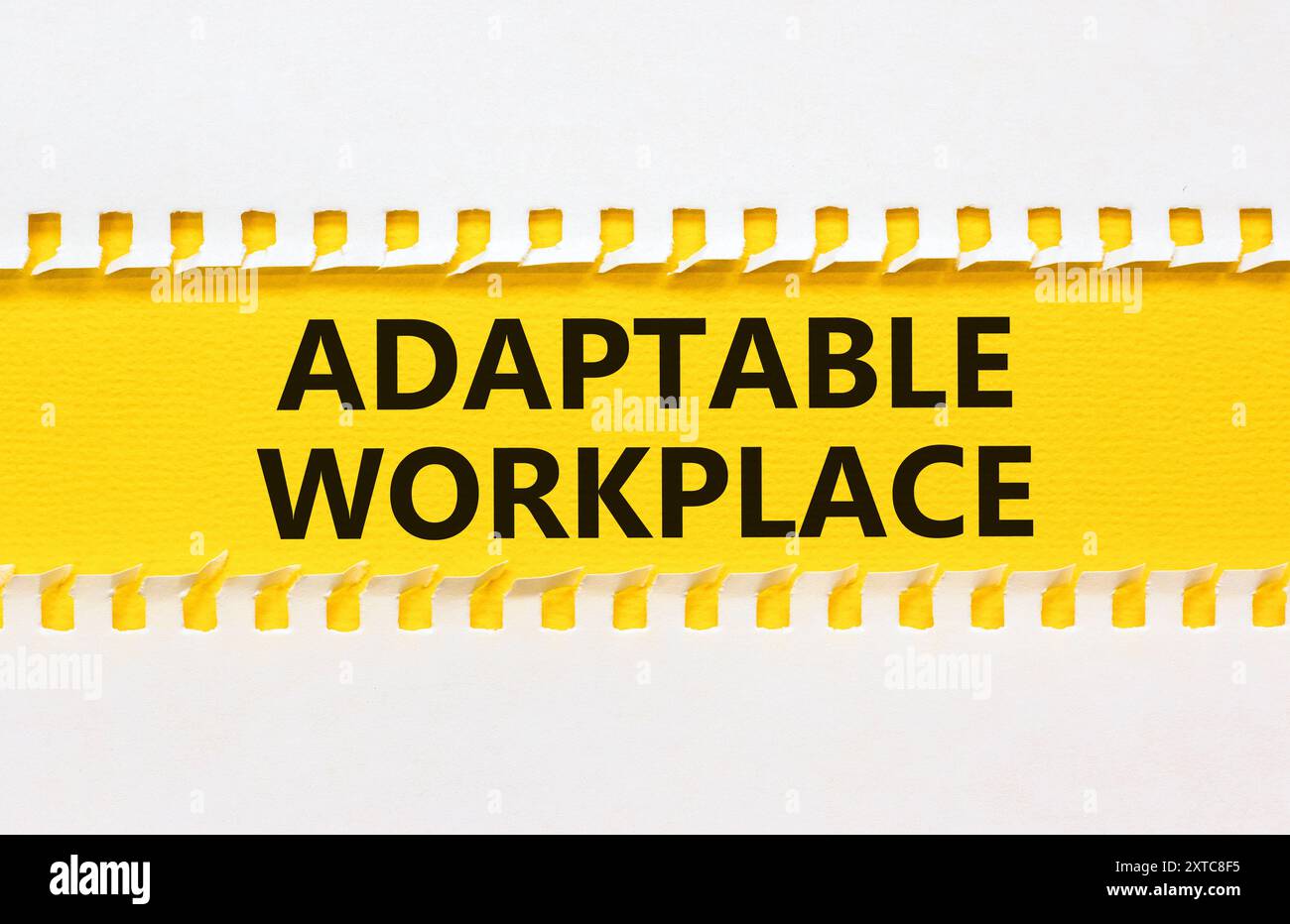 Adaptable workplace symbol. Concept words Adaptable workplace on ...