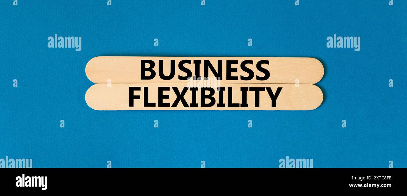 Business flexibility symbol. Concept words Business flexibility on ...