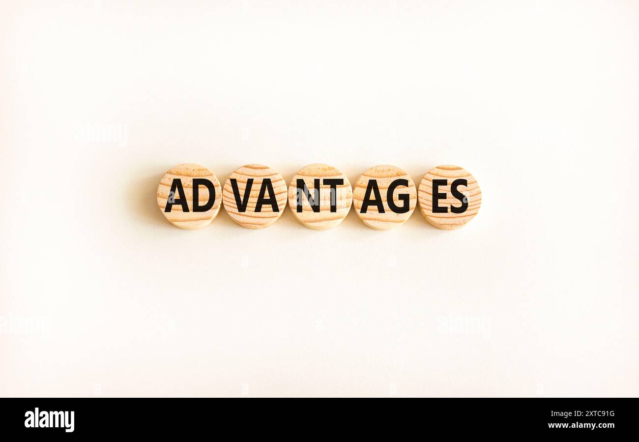 Advantages symbol concept word hi-res stock photography and images - Alamy