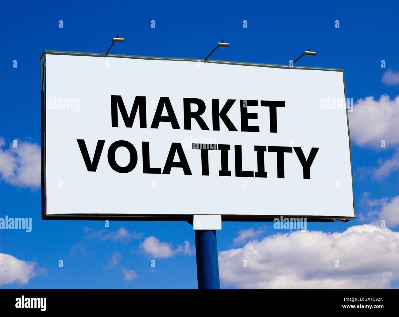 Market volatility symbol. Concept words Market volatility on beautiful ...