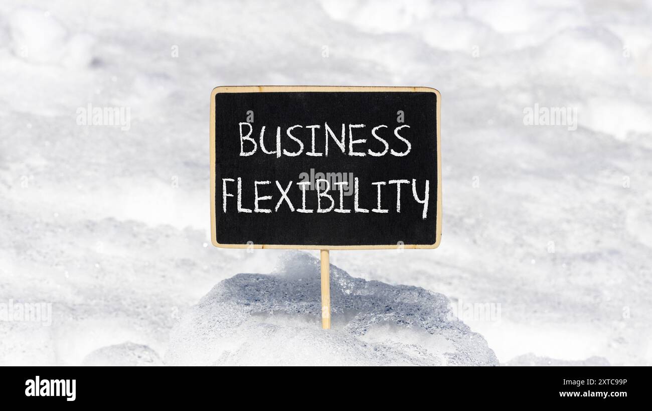 Business flexibility symbol. Concept words Business flexibility on ...