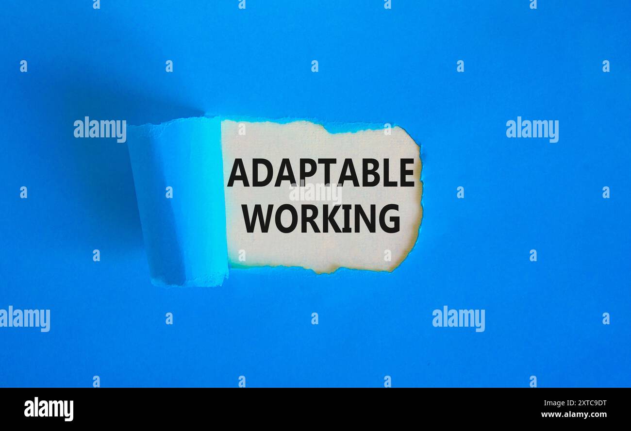 Adaptable working symbol. Concept words Adaptable working on beautiful ...