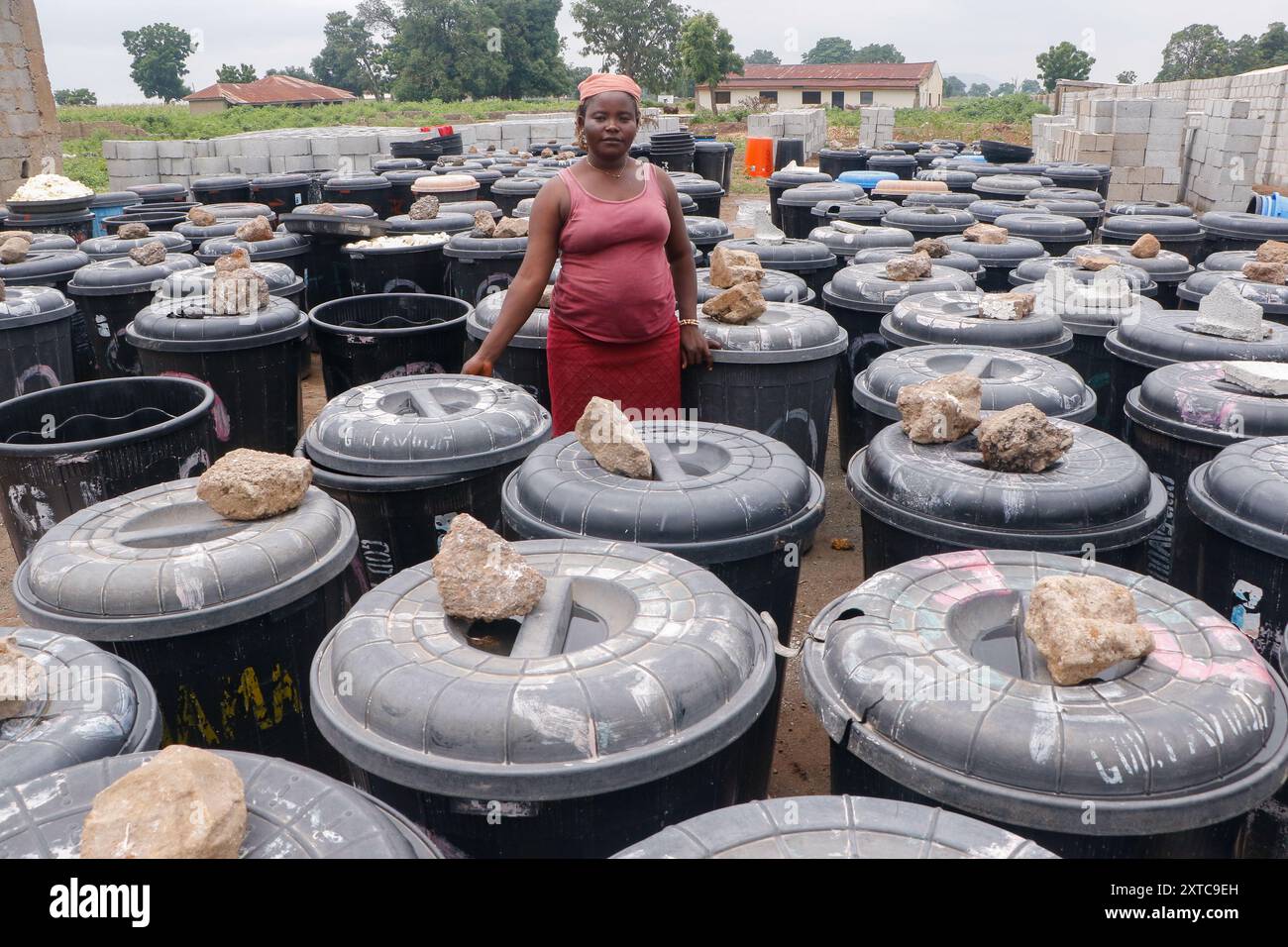 Females in Abuja are struggling and making strides in a local cassava ...