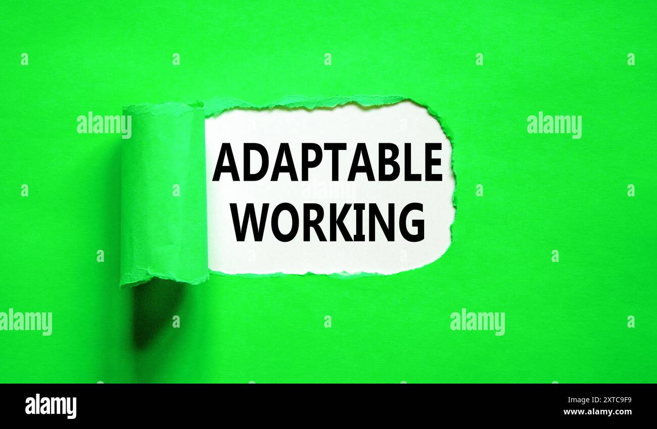 Adaptable working symbol. Concept words Adaptable working on beautiful ...