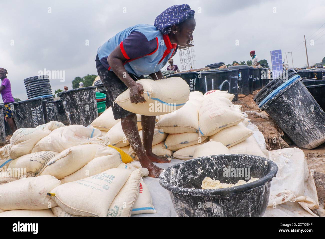 Females in Abuja are struggling and making strides in a local cassava ...