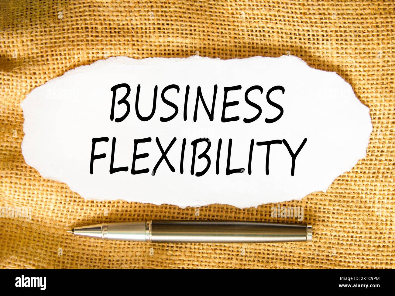 Business flexibility symbol. Concept words Business flexibility on ...