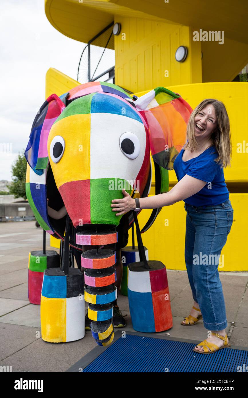 London, UK. 14 August 2024. Yvonne Stone, puppet designer and director ...