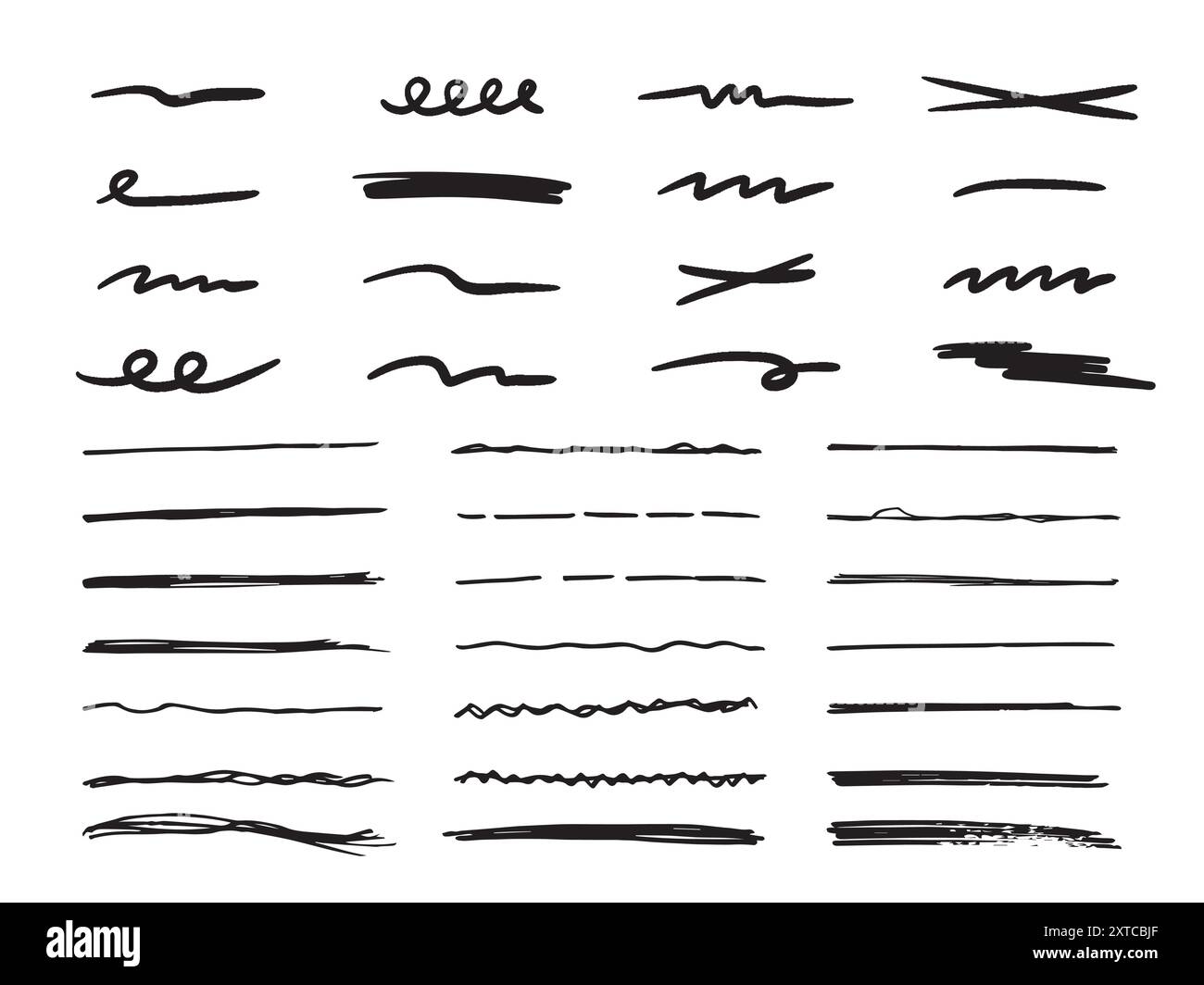 Mega bundle of different ink brush strokes:rectangle,square and round ...