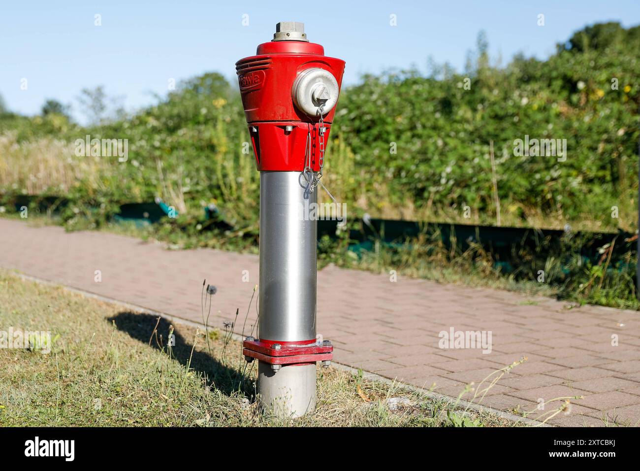 Hydrant, Symbolbild, Feuerhydrant, Straßenszene, Brandschutz, Infrastruktur, Feuerwehr ...