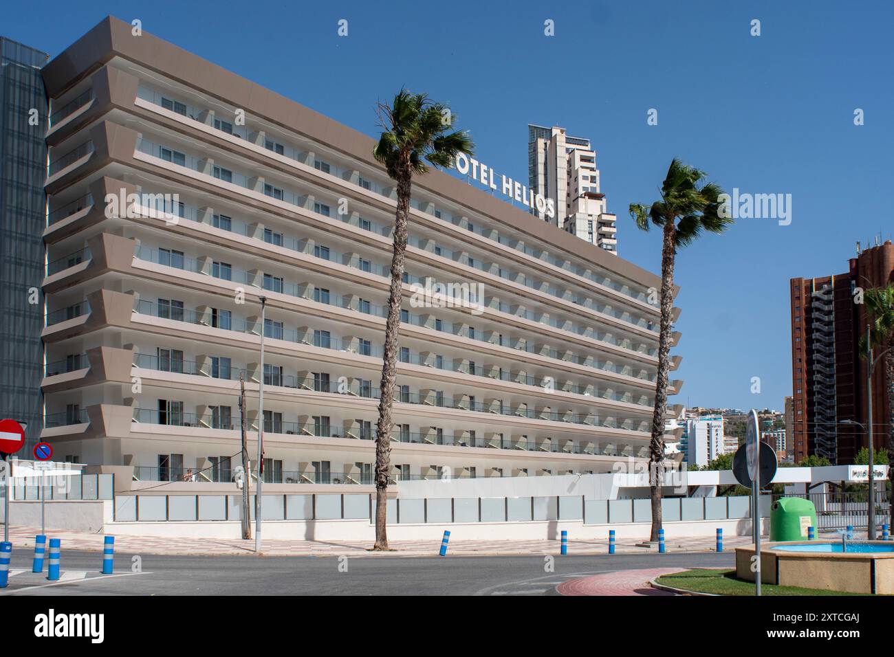 Hotel Helios in Benidorm, Alicante Province, Spain Stock Photo - Alamy
