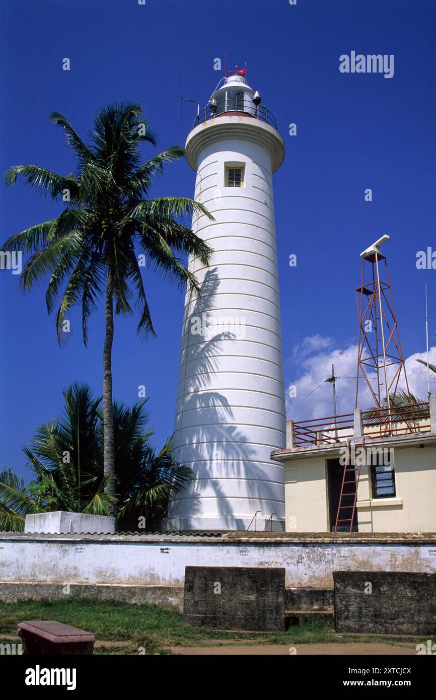 Galle Lighthouse from Hospital Street in Galle, Southern Province, Sri ...
