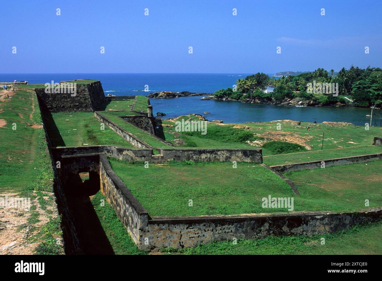 Galle Fort and Star Bastion, built in 1588 by the Portuguese, then ...