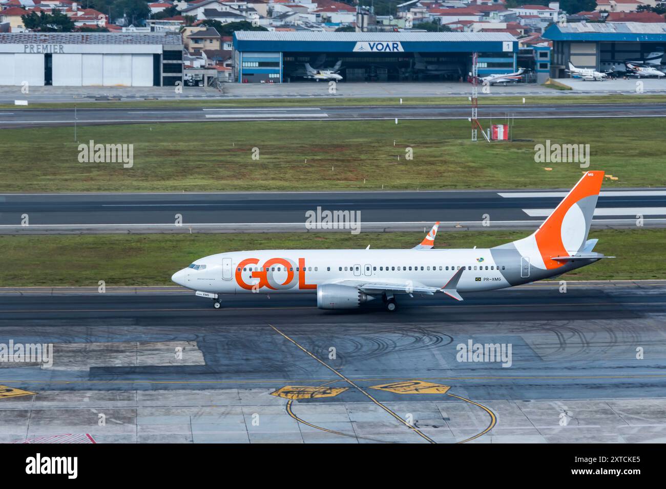 Gol Airlines Boeing 737 800 PR GTC plane, Congonhas Airport, São Paulo ...