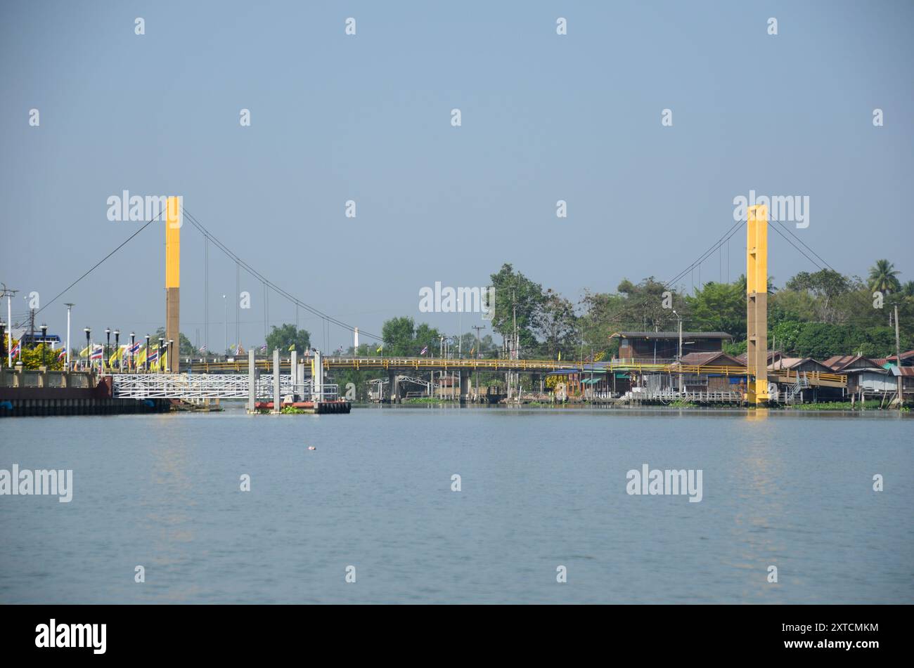 Kwai Om Bridge, Amphawa, Thailand, Asia Stock Photo - Alamy