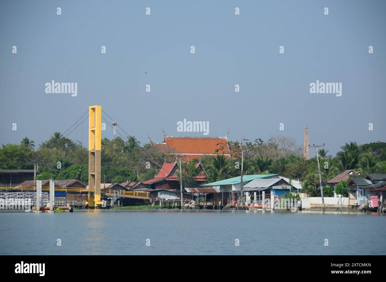 Kwai Om Bridge, Amphawa, Thailand, Asia Stock Photo - Alamy