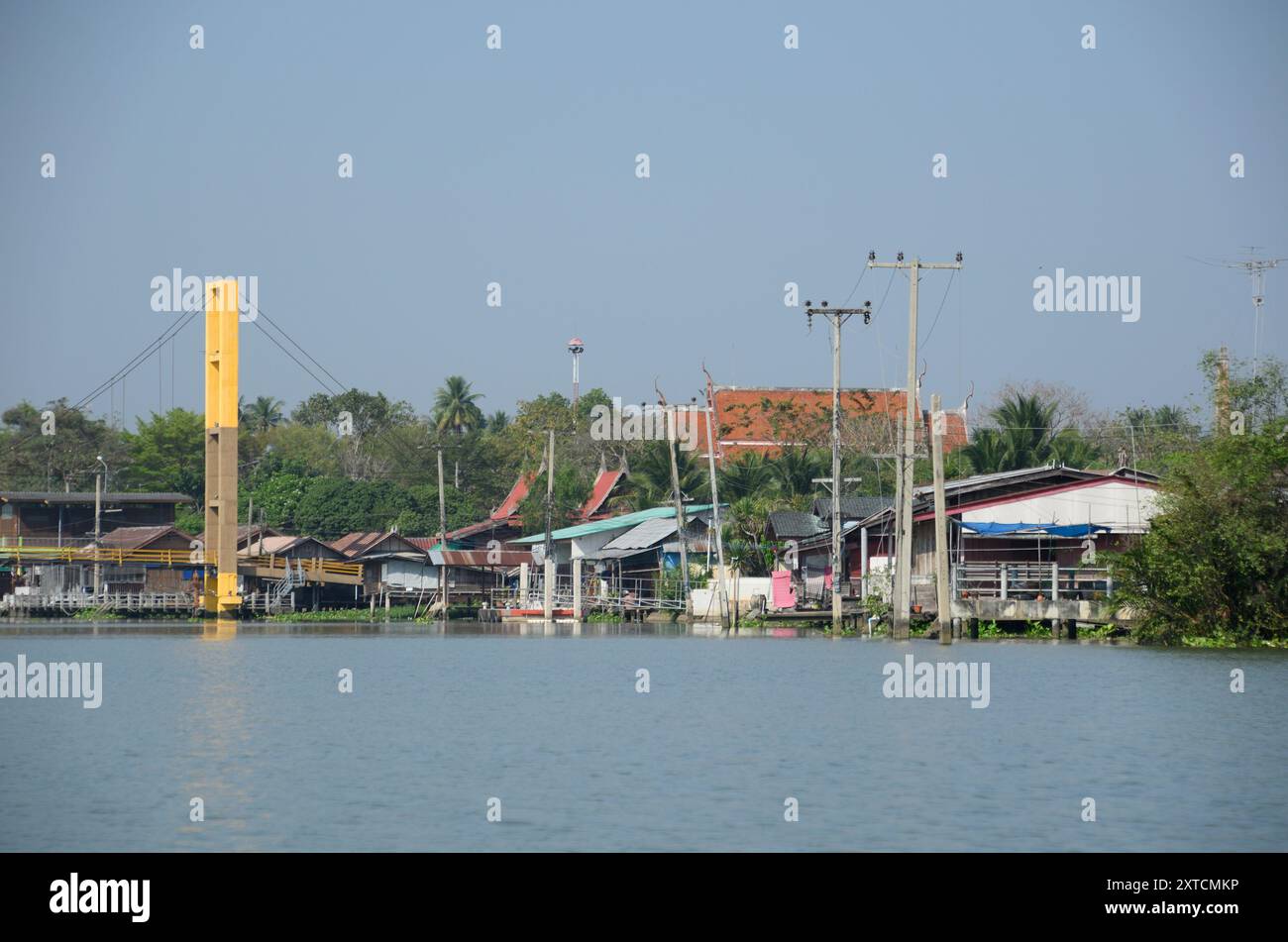 Kwai Om Bridge, Amphawa, Thailand, Asia Stock Photo - Alamy