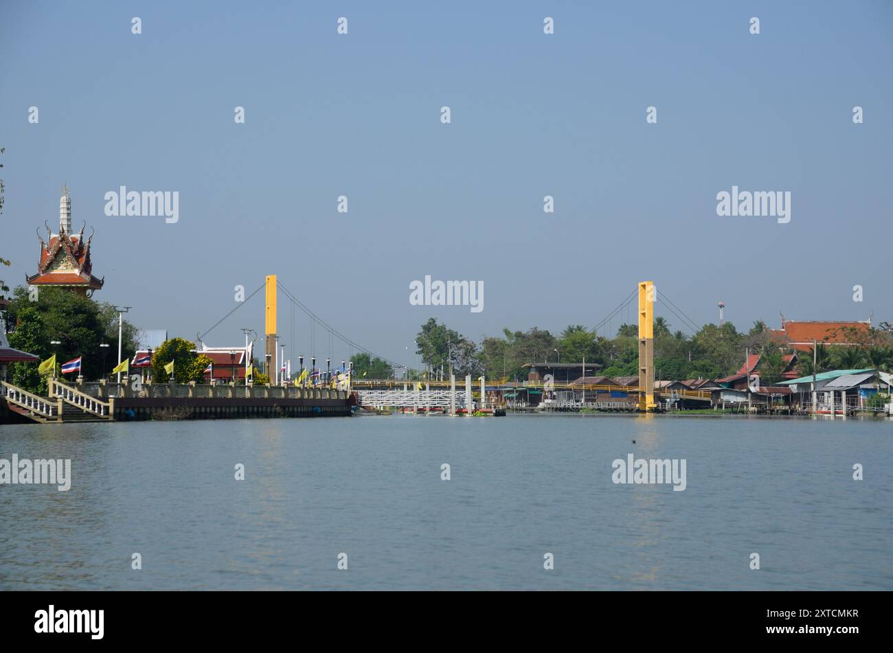 Kwai Om Bridge, Amphawa, Thailand, Asia Stock Photo - Alamy