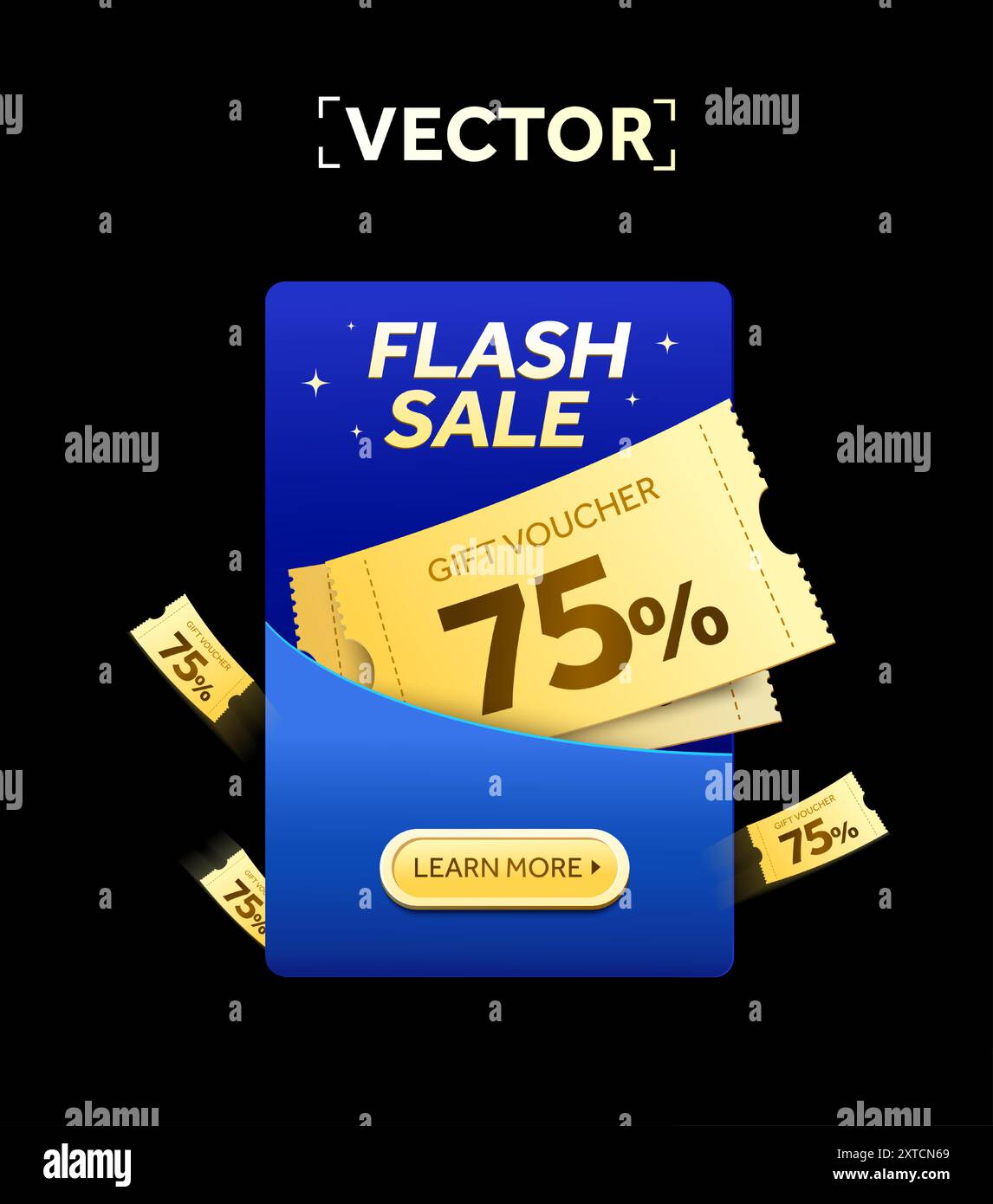 3d flash sale coupon with coupon code, percentage off inside an ...